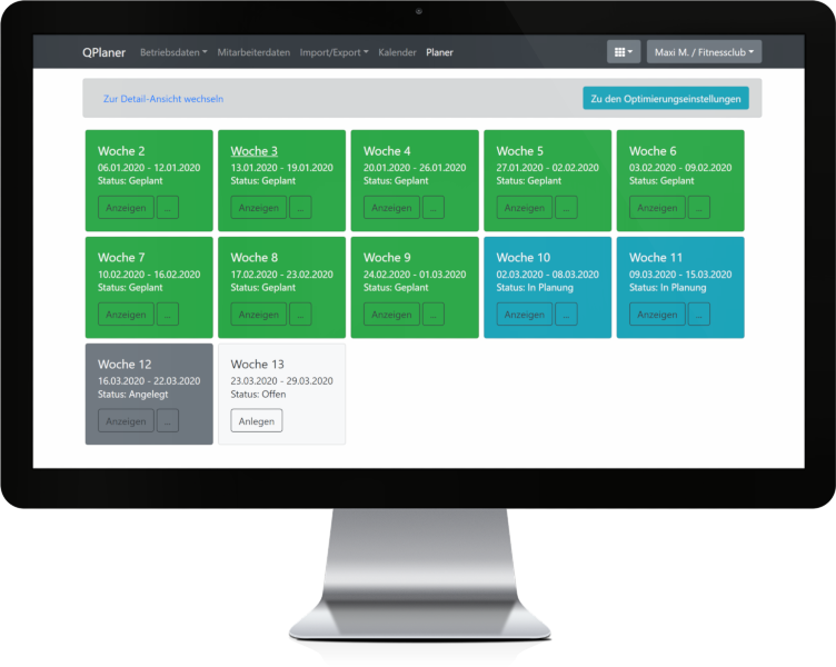 QPlaner: Intelligente Personalplanung | Quintessence